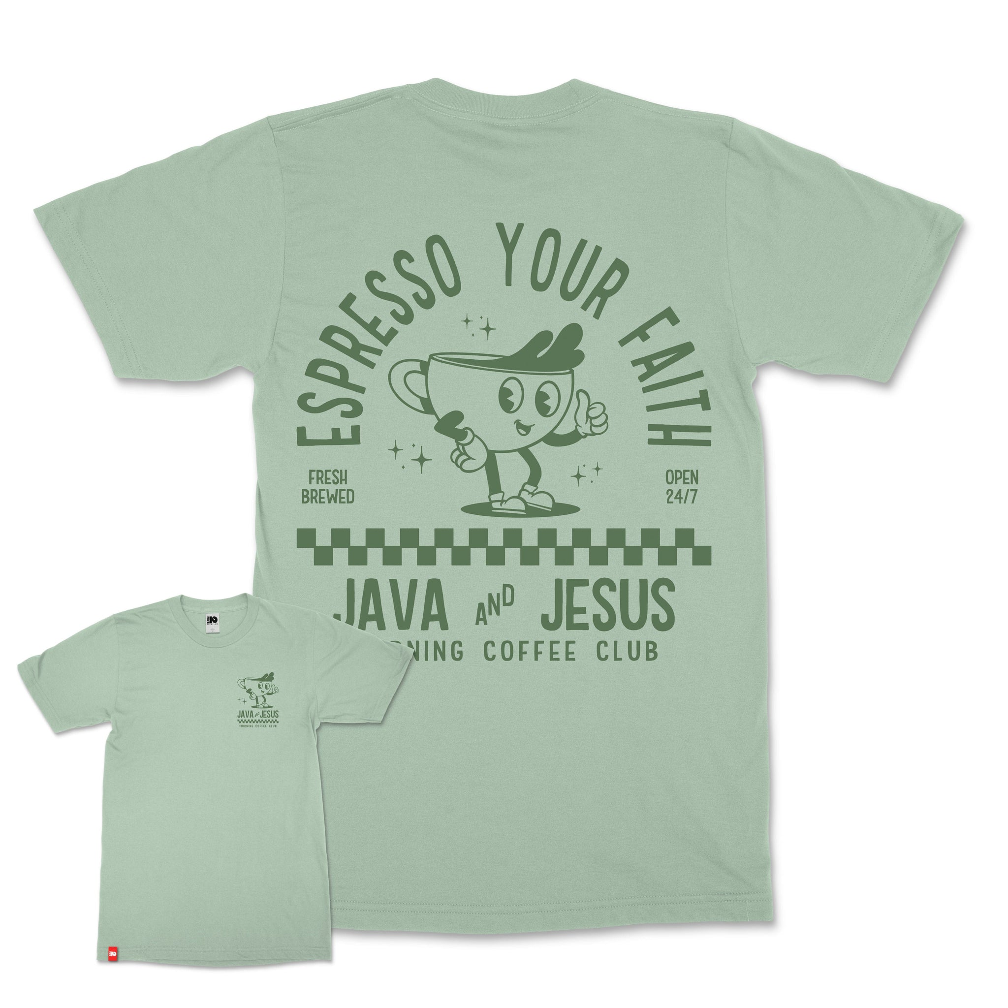 Java and Jesus Christian T-Shirt | Christian T-Shirt – FIVE2